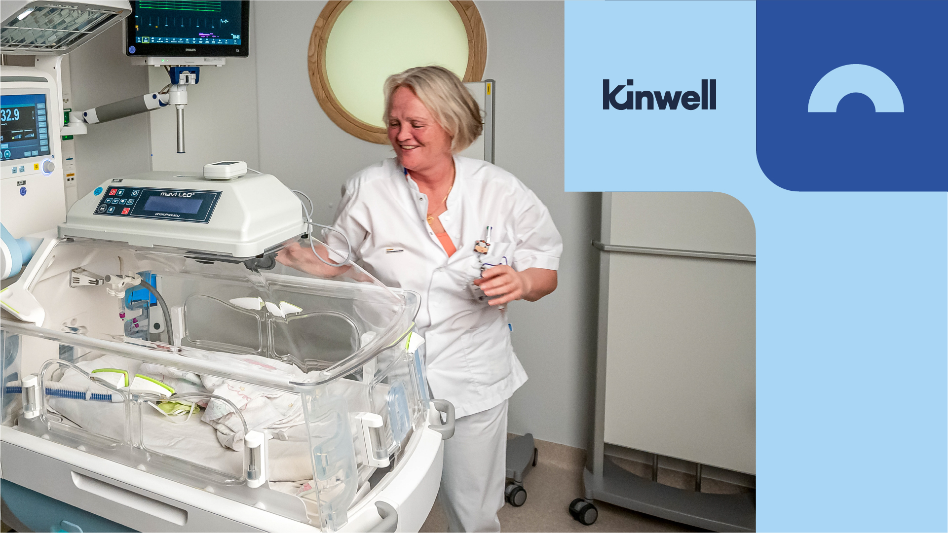 Camera's op couveuses zodat ouders hun baby kunnen zien - Kinwell